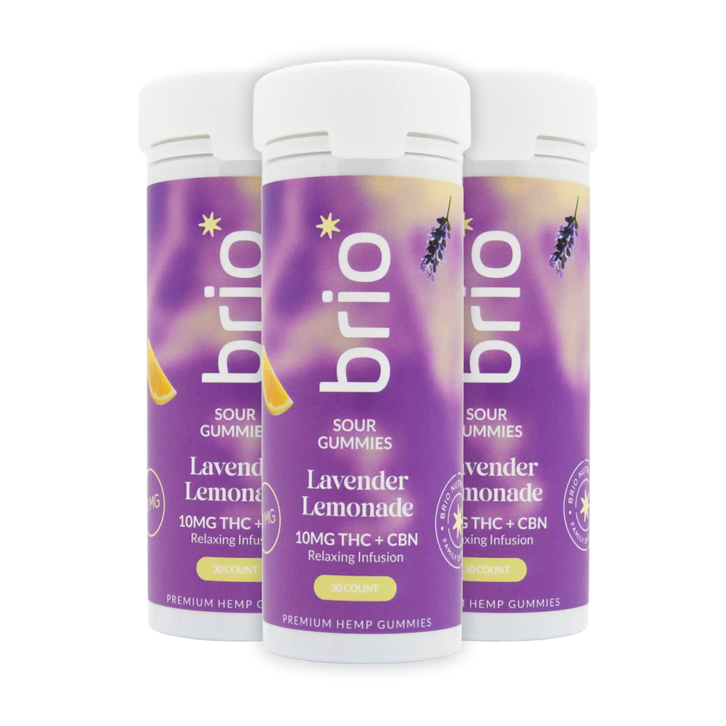 Brio Sour Lavender Lemonade Gummies – Brio Nutrition